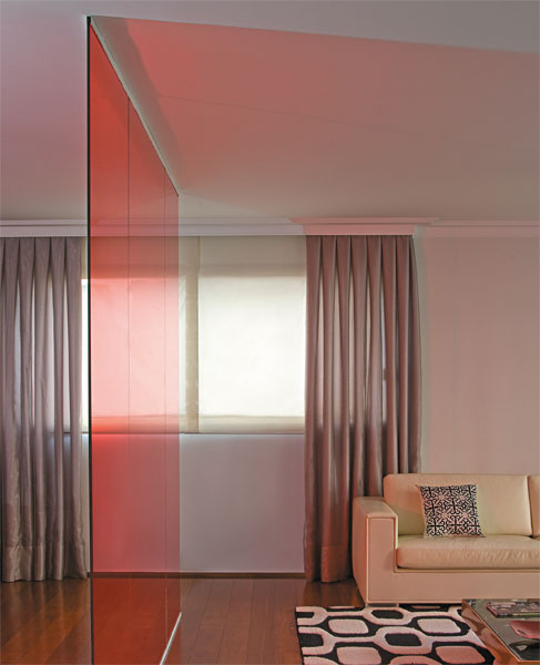 Transparência na arquitetura - Vidrado